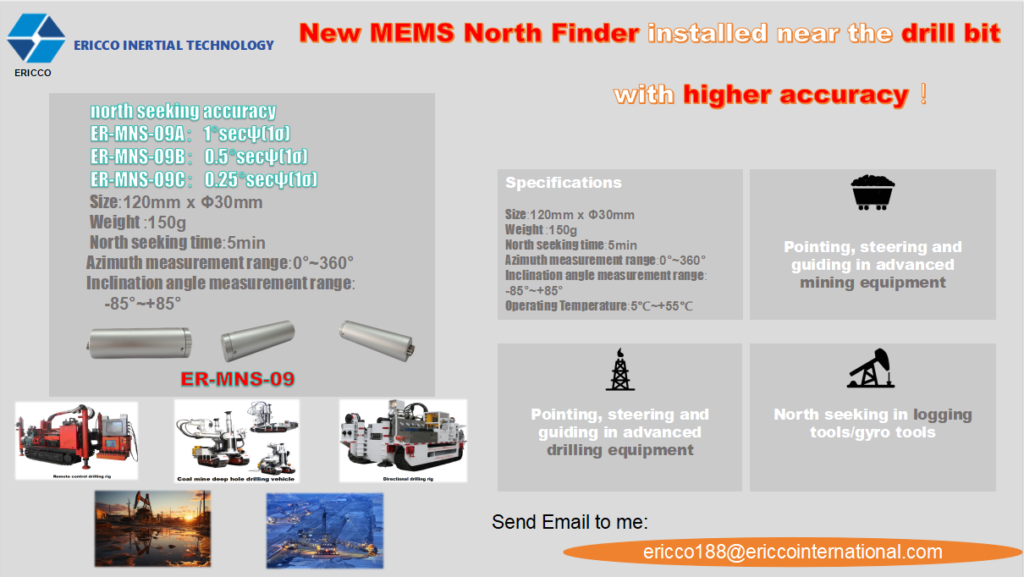 Breaking through tradition! New MEMS north finder installed near the ...