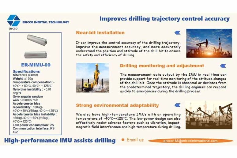 High-performance IMU assists drilling，Improves drilling trajectory ...